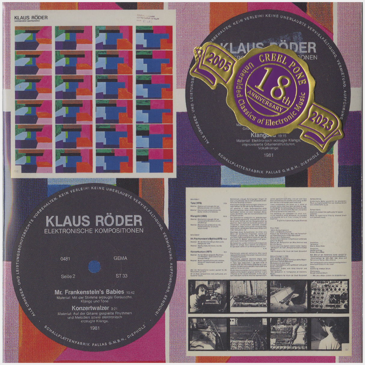 [CP 155 CD] Klaus Röder; Elektronische Kompositionen, 1975-1983 – Alpha ...